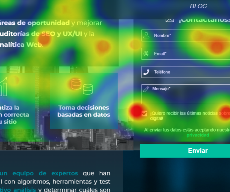 Analizar un mapa de calor en marketing: lo que te dice un Heat Map ...